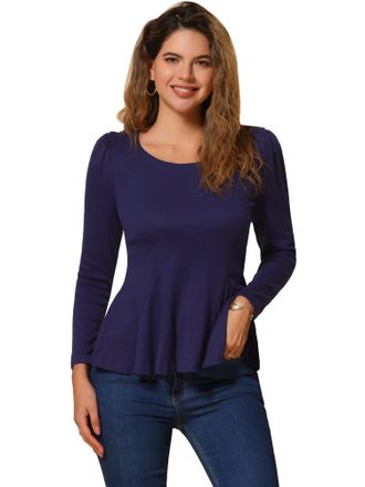 Allegra K Damen Metallic Crop Top Party Tanktop &Auml;rmellos Gl&auml;nzend Club Bauchfrei Oberteil Dunkelblau XS