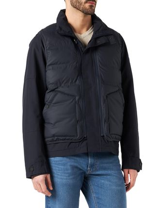 s.Oliver Mens 130.12.202.16.150.2110532 Jacke Langarm, Dark Blue, L