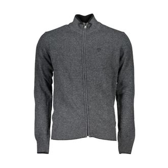 North Sails Klassischer Rei&szlig;verschluss-Cardigan - - Knitwear - Herren - Grau - L