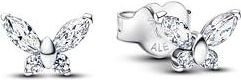 Pandora Pandora Timeless 294263C01 Boucles doreilles papillon en argent sterling avec zircone