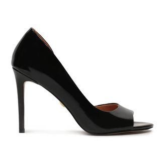 Kazar Leder Peep Toe Pumps.Dieses Produkt f&auml;llt klein aus. - - Shoes - Damen - Schwarzk - 38 EU