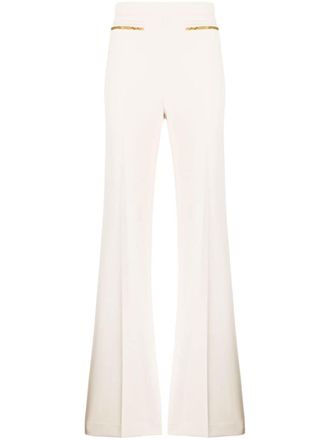 Elisabetta Franchi Hose mit Kettendetail - Nude