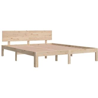vidaXL Massivholzbett Kiefer 160x200 cm vidaXL