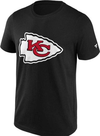 Fanatics Kansas City Chiefs NFL T-Shirt Shirt ** Primary Logo Graphic ** schwarz (5402562, DE/NL/SE/PL, Alphanumerisch, L, Regular, Regular)