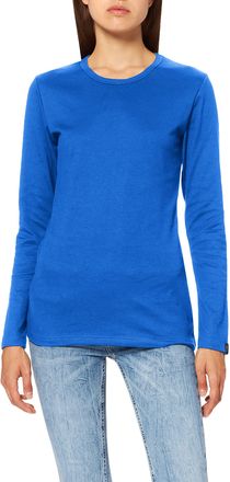 Trigema Damen Langarmshirt 502501_048, Gr. Large, electric blue