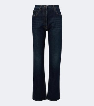 Prada Mid-Rise Straight Jeans