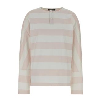 Jacquemus Le Tshirt Marini&egrave;re ML - Femme - Tops - Rose - Taille: 42 FR