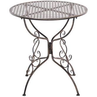 Clp Table de fer du jardin Amanda Bronze