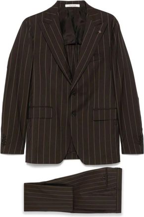 Tagliatore Homme, Costumes, Brun, Taille: 3XL Gessato Suit