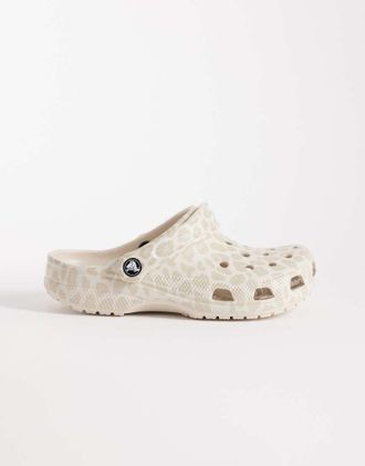 Crocs Classic - Sabots &agrave; imprim&eacute; l&eacute;opard-Multicolore