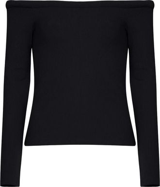 Gloria Coelho x Isabella Fiorentino schulterfreies Oberteil - Schwarz