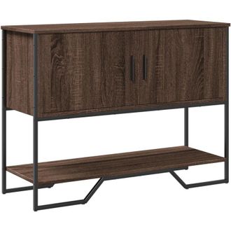 vidaXL Konsolentisch Braun Eichen-Optik 100x35x74,5 cm Holzwerkstoff - Vidaxl