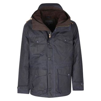 Manifattura Ceccarelli Manteau Weekender doubl&eacute; Teddy - Homme - Vestes - Bleu - Taille: 3XS
