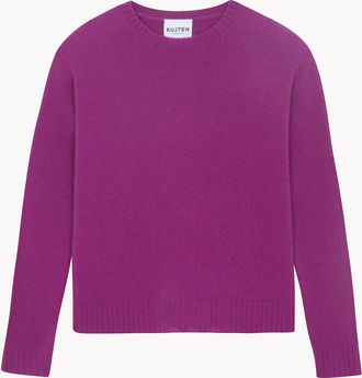 Kujten Pull cachemire col rond oversize femme - Pull Amelie