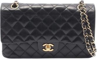 Chanel Pre-owned Sac bandouli&egrave;re Matelass&eacute; Double Flap - Femme - Pre-owned - Noir - Taille: ONE Size