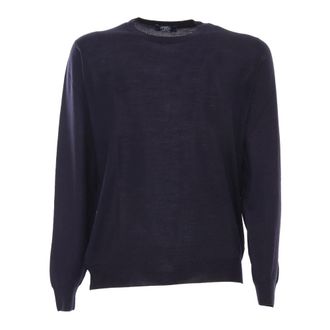 Fedeli Rundhals-Pullover - - Knitwear - Herren - Schwarzk - M