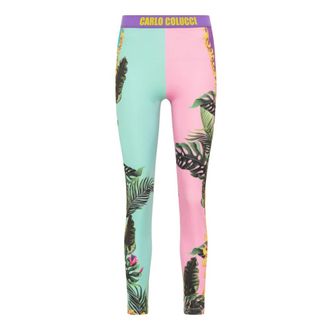 Carlo Colucci Colorful Printed Leggings - - Sport - Damen - Mehrfarbig - XS