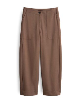 OPUS Damen City Pants | MYHA Fresh City Pants im Barrel Fit Cocoa, 38