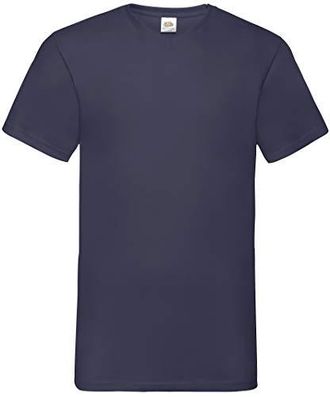 Fruit Of The Loom T-shirt &agrave; manches courtes de qualit&eacute; sup&eacute;rieure pour homme Bleu Bleu marine fonc&eacute; M