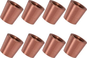 Artibetter 8 St&uuml;ck Reines Messing M&ouml;belbeine Konische Holzsockel F&uuml;&szlig;e f&uuml;r Schmuckk&auml;stchen Display Tablett Riser Stabile Retro Kleinteile f&uuml;r Schr&auml;nke und Sofas