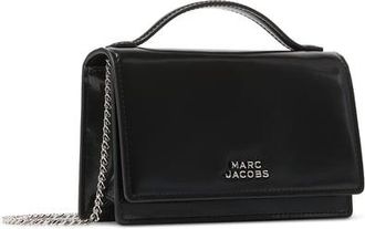 Marc Jacobs Sac &agrave; bandouli&egrave;re mirror mini en cuir verni