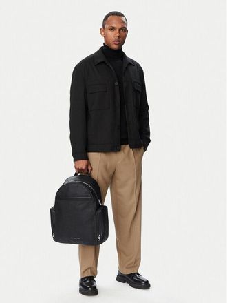 Tommy Hilfiger Rucksack Th Business Leather Backpack AM0AM14684 Schwarz