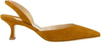 Manolo Blahnik Femme, Chaussures, Brun, Taille: 36 EU Escarpins Slingback Carolyne