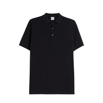 Aspesi Homme, Tops, Bleu, Taille: XL Polo en coton avec boutons en nacre