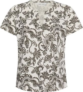 Part Two Femme, Blouses et Chemises, Multicolore, Taille: 36 FR Black Dot Paisley Blouse