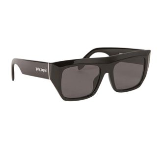 Palm Angels Niland Rechteck-Sonnenbrille f&uuml;r Herren (Schwarz/Dunkelgrau)
