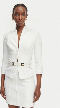 Elisabetta Franchi Sakko GI-202-61E2-V590 Wei&szlig; Regular Fit