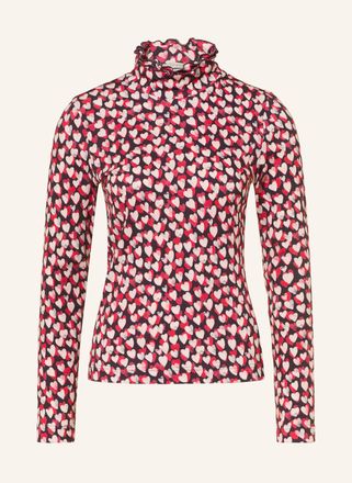 Lilienfels Lilienfels Longsleeve Mit R&uuml;schen rot