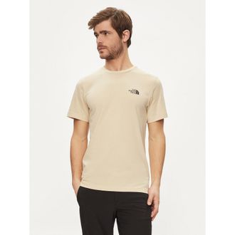The North Face T-Shirt Simple Dome NF0A87NG Beige Regular Fit