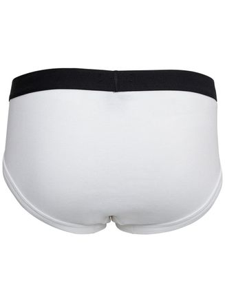 Tom Ford Logo-Embroidered Cotton Briefs - White