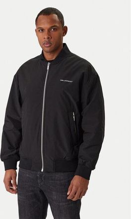 Karl Lagerfeld Bomberjacke 505005 561533 Schwarz Regular Fit