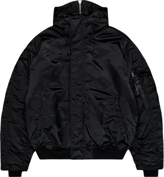 Alpha Industries Homme, Vestes, Noir, Taille: XL Giacca Winter Ultra Violet N-2B