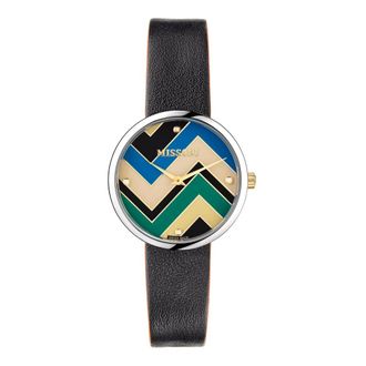 Missoni Herren Schweizer Quarz Multicolor Uhr - - Accessories - Damen - Schwarzk - ONE SIZE