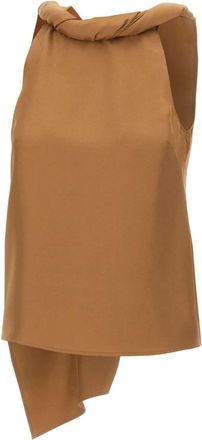 Loulou Studio Femme, Tops, Brun, Taille: 42 FR Wilma Top