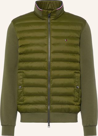 Tommy Hilfiger Steppjacke Im Materialmix gruen