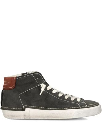 Philippe Model baskets montantes Prsx en daim - Vert