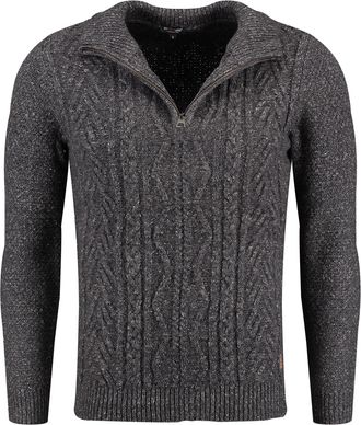 Key Largo Herren Dignity Troyer Pullover, Dark Grey (1102), XL EU