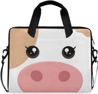 Alaza Sac pour ordinateur portable de 40,6 &agrave; 15,6 pouces - Motif t&ecirc;te de pingouin gris - Sac pour ordinateur portable de 40,6 &agrave; 15,6 - Sac fourre-tout pour 