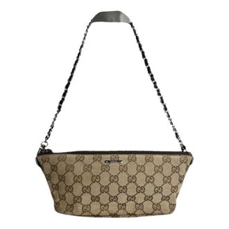 Gucci Sac &agrave; bandouli&egrave;re vintage Pre-owned - Femme - Pre-owned - Beige - Taille: ONE Size