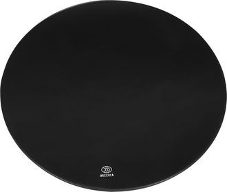 SOLUSTRE Zerodeko Transparente, runde Tischplatte aus gehärtetem Glas, flach, kreisförmig, gehärtetes Blatt, verdickter Schutz für -, Kaffee-, Terrassen- und W