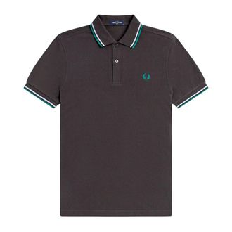 Fred Perry Homme, Tops, Brun, Taille: S Polo Chemises