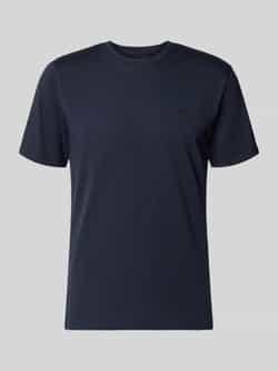 Scotch & Soda T-Shirt mit Label-Stitching und Rundhalsausschnitt