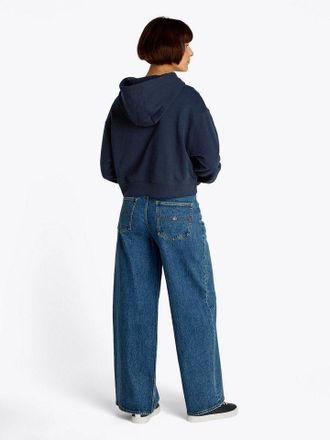 Tommy Jeans Kapuzensweatshirt TJW RLX CRP SCRIPT HOODIE EXT in Gro&szlig;en Gr&ouml;&szlig;en, mit Kapuze, Script Logoschriftzug