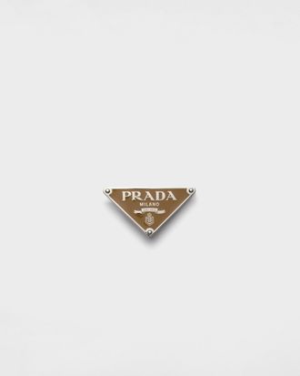 Prada Gürtelschließe aus emailliertem Metall