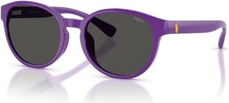 Polo Ralph Lauren unisex, Accessoires, Violet, Taille: 48 MM Round Lunettes de soleil