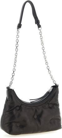 Maison Margiela Quilted Nappa Lambskin Shoulder Bag - Black